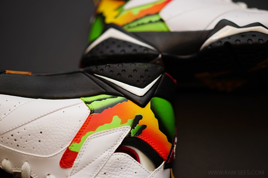 Air Jordan 7 "Air Tech Challenge 3/4" Customs by Ramses - SneakerNews.com