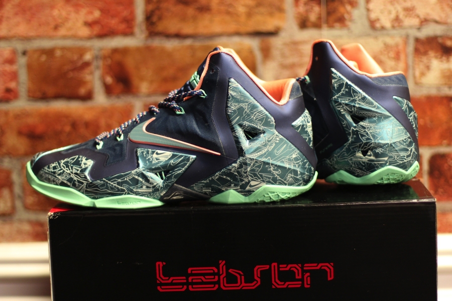 Nike LeBron 11 "Laser" Customs by Absolelute for Soley Ghost ...