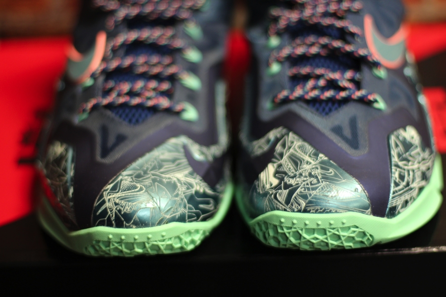 Nike LeBron 11 "Laser" Customs by Absolelute for Soley Ghost ...