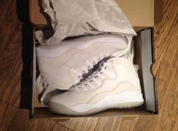 Drake x Air Jordan 10 "OVO" - White | Available on eBay - SneakerNews.com