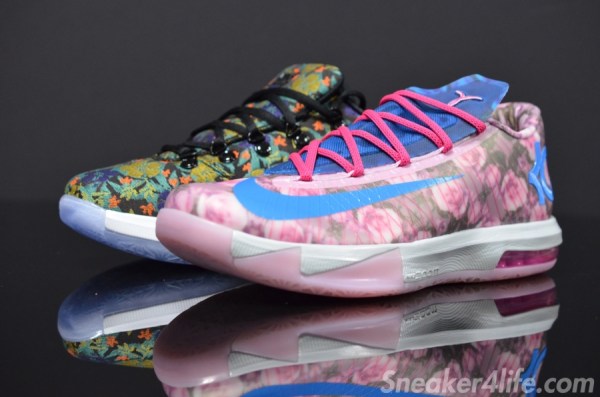 Aunt Pearl vs. EXT: Battle of the Floral Nike KD 6 - SneakerNews.com
