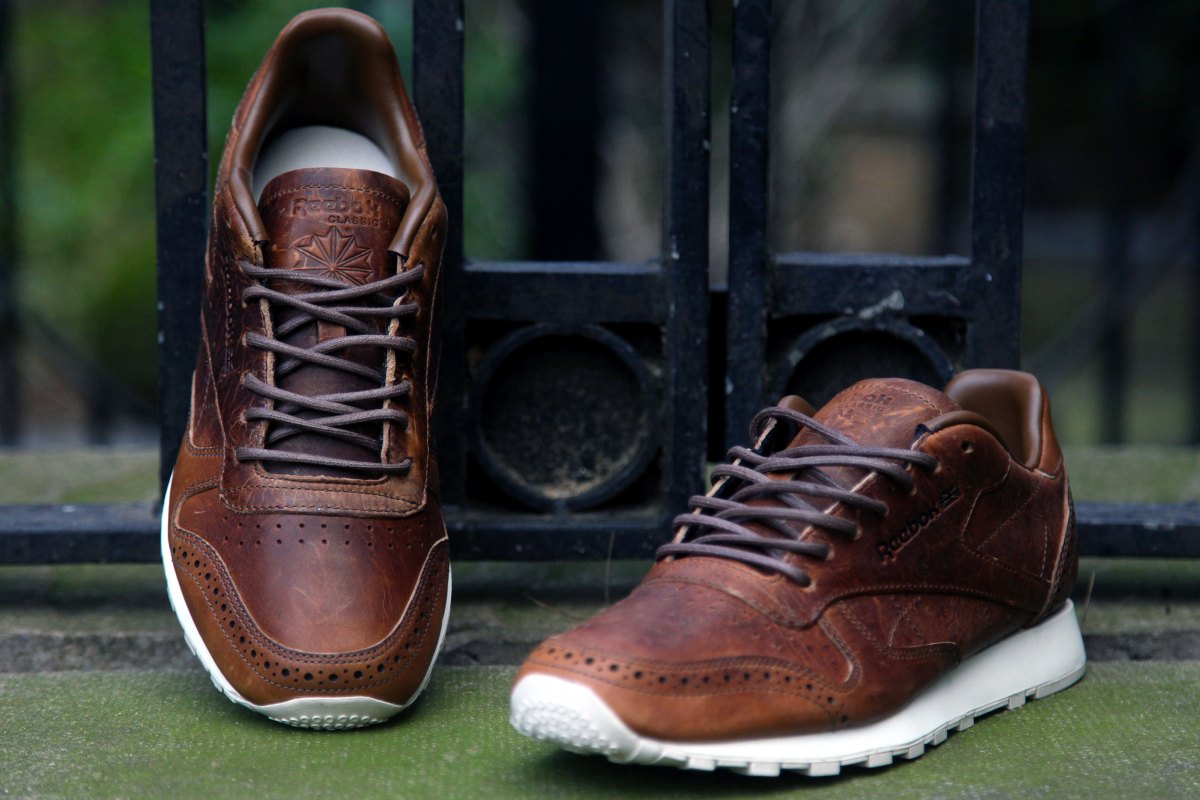 Horween x Reebok Classic Leather "Brogue" Pack - SneakerNews.com
