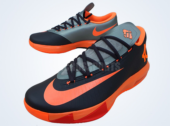 Nike KD 6 - Anthracite - Total Orange - Mica Green | Release Date - SneakerNews.com