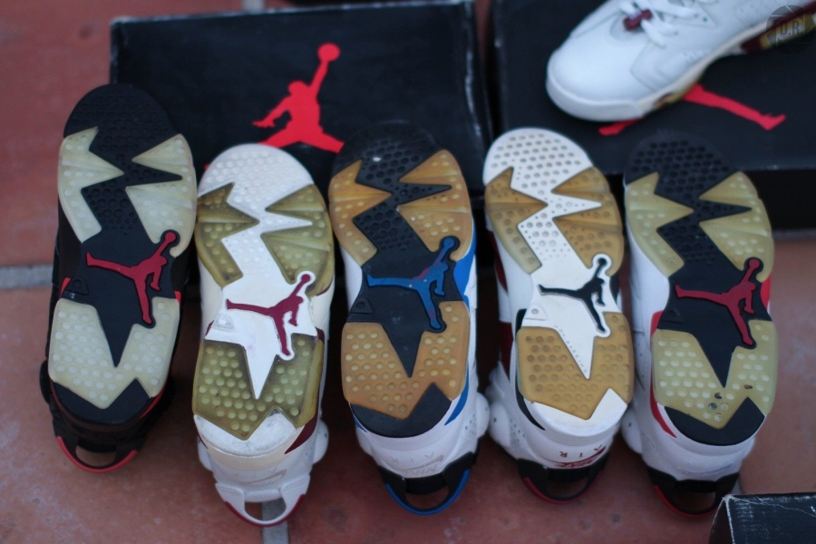 A Complete Set of Restored Air Jordan 6 Originals - SneakerNews.com