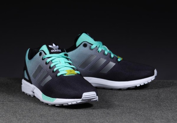 adidas ZX Flux "Gradient" - Black - Mint - SneakerNews.com