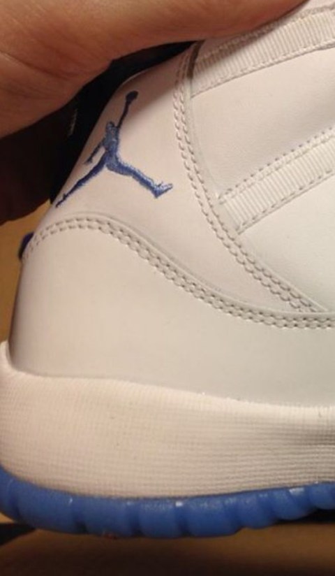 Air Jordan 11 "Columbia" - 2014 Retro Sample - SneakerNews.com