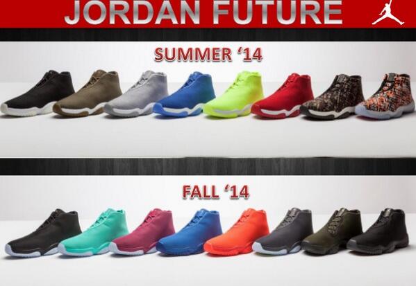 Jordan Future - 16 Colorways in the Works For Summer and Fall ...