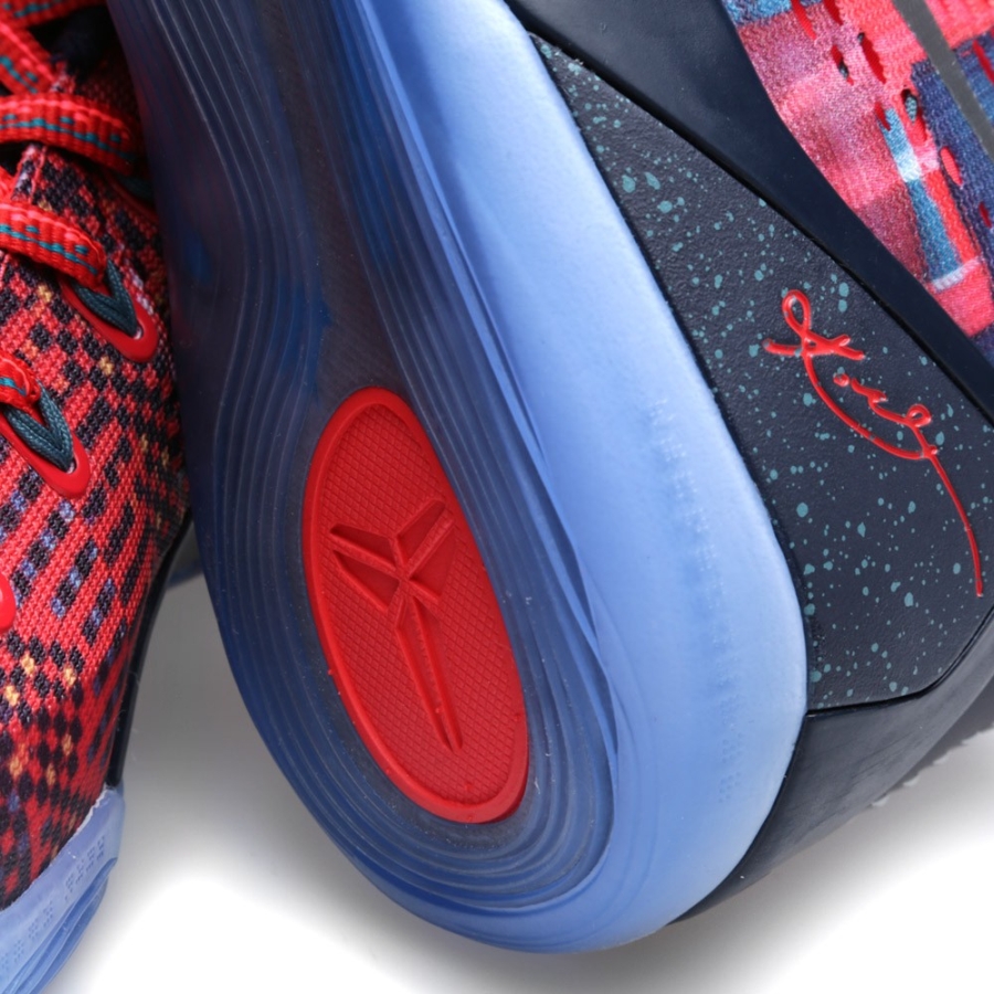 Nike Kobe 9 EM - Laser Crimson - Reflective Silver - Obsidian ...