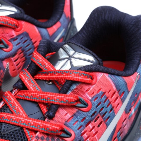 Nike Kobe 9 EM - Laser Crimson - Reflective Silver - Obsidian ...