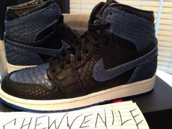One of JBF Customs' Air Jordan 1 "Python" Appears on eBay - SneakerNews.com