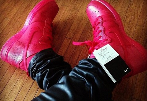 Nike Dunk High "Red Woodgrain" - SneakerNews.com