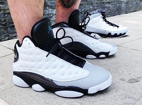 Air Jordan 13 Barons White Black Grey | SneakerNews.com