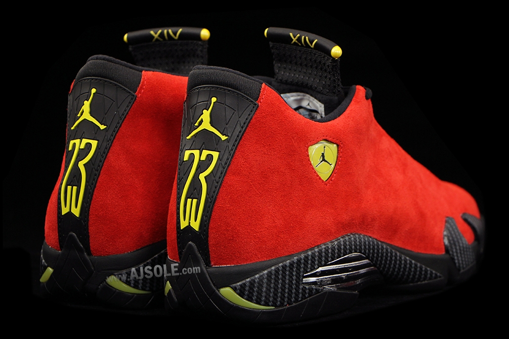 Air Jordan 14 "Black Toe" + "Ferrari" - SneakerNews.com