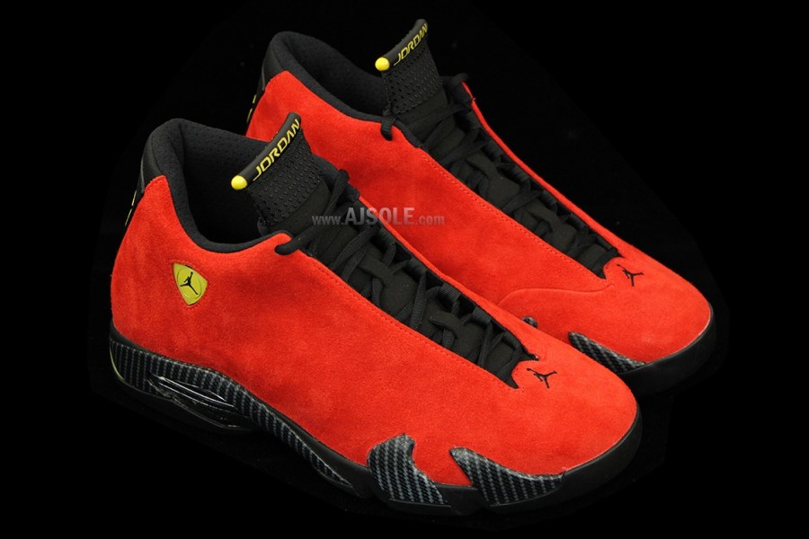Air Jordan 14 "Black Toe" + "Ferrari" - SneakerNews.com