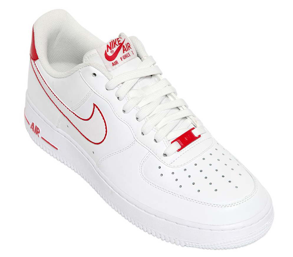 Nike Air Force 1 Low - White - Red - SneakerNews.com