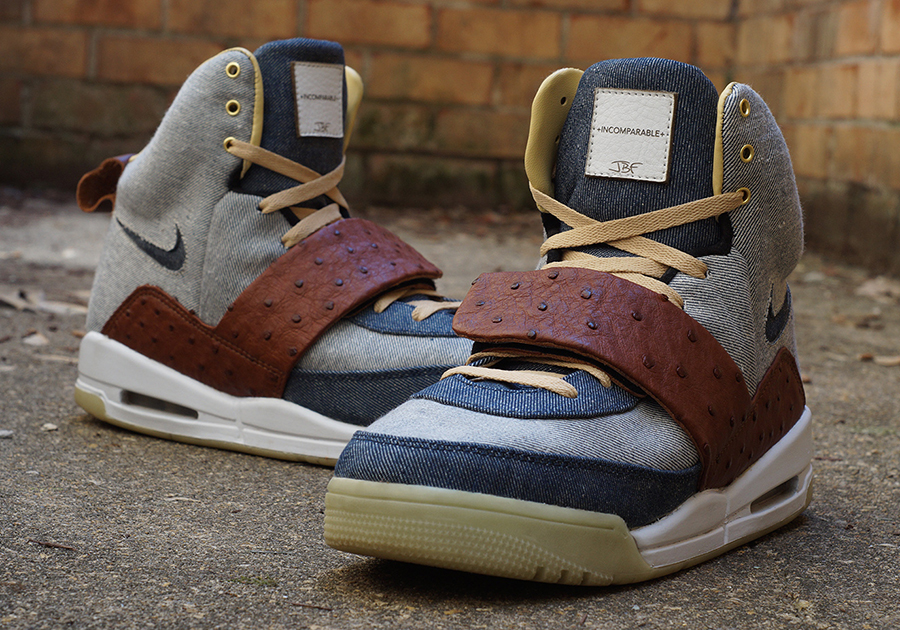 Nike Air Yeezy "Selvedge Denim" by JBF Customs - SneakerNews.com