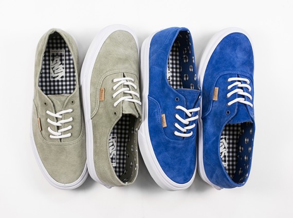 Vans Authentic Decon "Pig Suede" Pack - SneakerNews.com