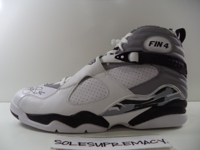 Air Jordan 8 - Signed Michael Finley "Spurs" PE - SneakerNews.com