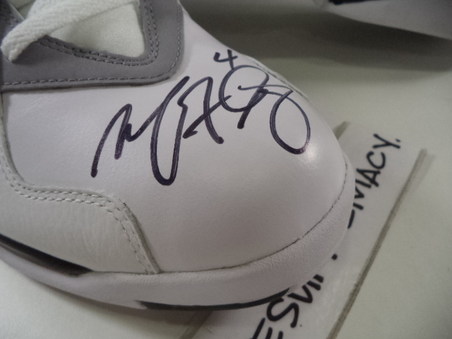Air Jordan 8 - Signed Michael Finley "Spurs" PE - SneakerNews.com