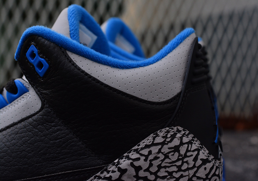 Jordan 3 Sport Blue Detailed Look