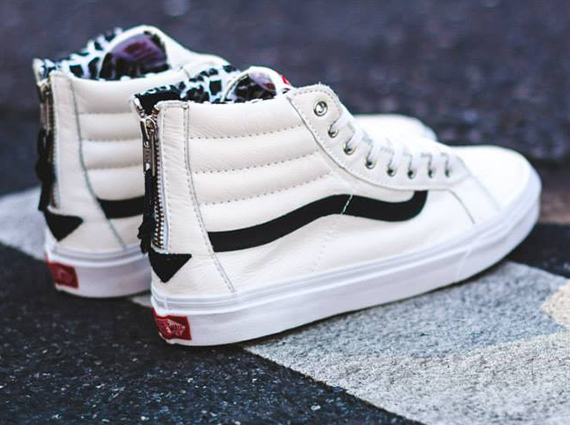 Vans Sk8-Hi Slim Zip "Snow Leopard" - SneakerNews.com