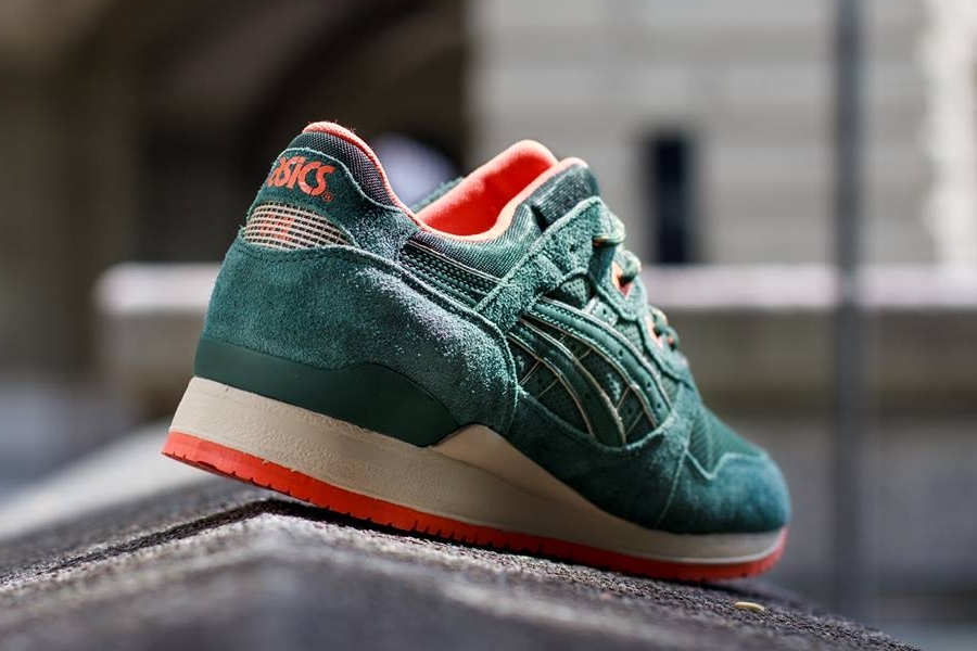 Asics Gel Lyte III - Dark Green - Orange - SneakerNews.com