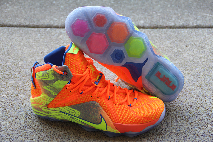Nike LeBron 12 - Orange - Volt - SneakerNews.com