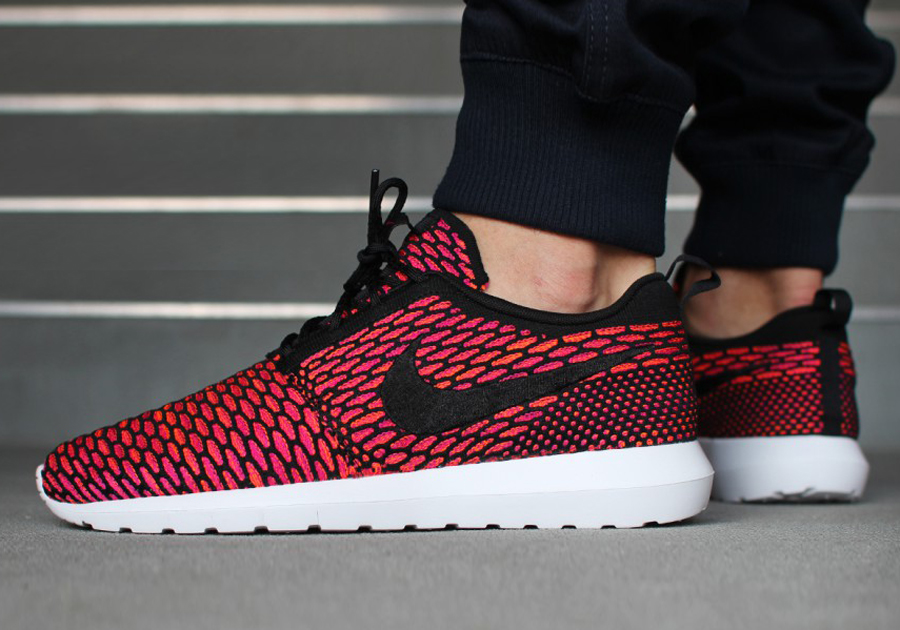 Nike Flyknit Roshe Run - Fireberry - Total Orange - SneakerNews.com