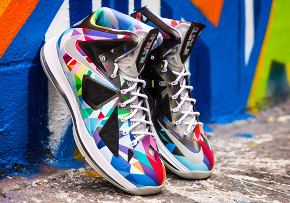 Nike LeBron X "Shattered Prism" Customs by ROM - SneakerNews.com