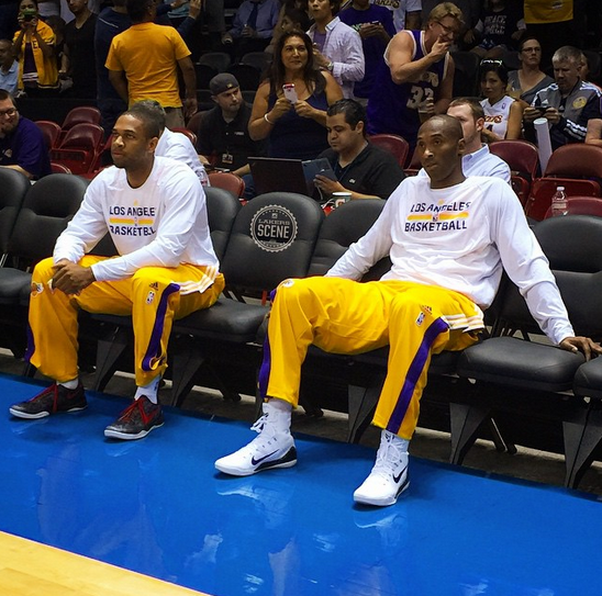 Kobe Bryant in Nike Kobe 9 Elite "Home" PE - SneakerNews.com