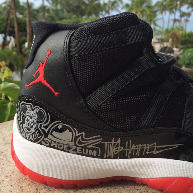 Tinker Hatfield Customizes Air Jordan 11s For Shoezeum Founder Jordan ...