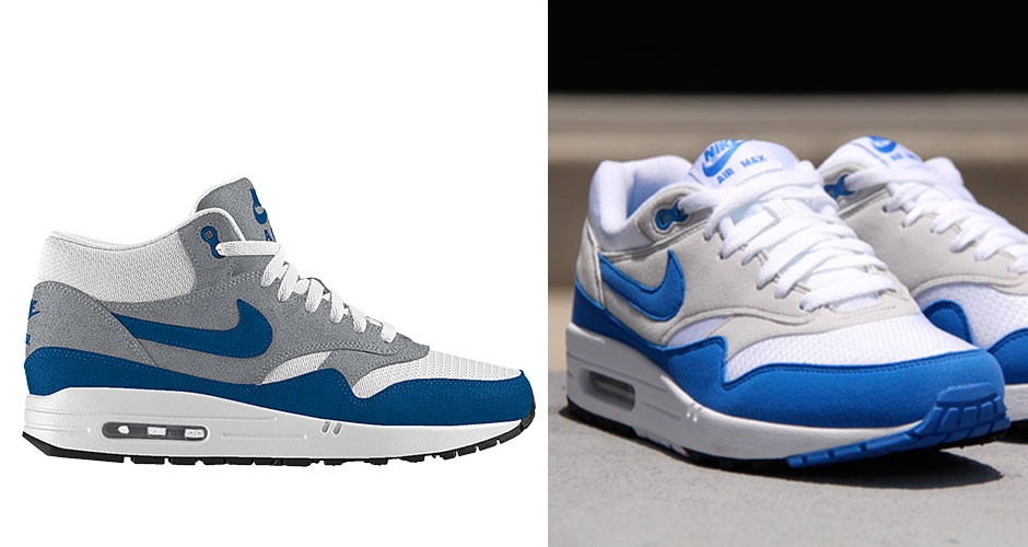 Nike Air Max 1 Mid iD Imagined in Iconic "1" Colorways - SneakerNews.com