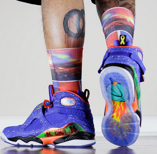 An On-Feet Look at the Air Jordan 8 Doernbecher - SneakerNews.com