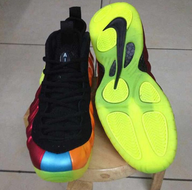 Nike Air Foamposite Pro "Rainbow" Sample - SneakerNews.com