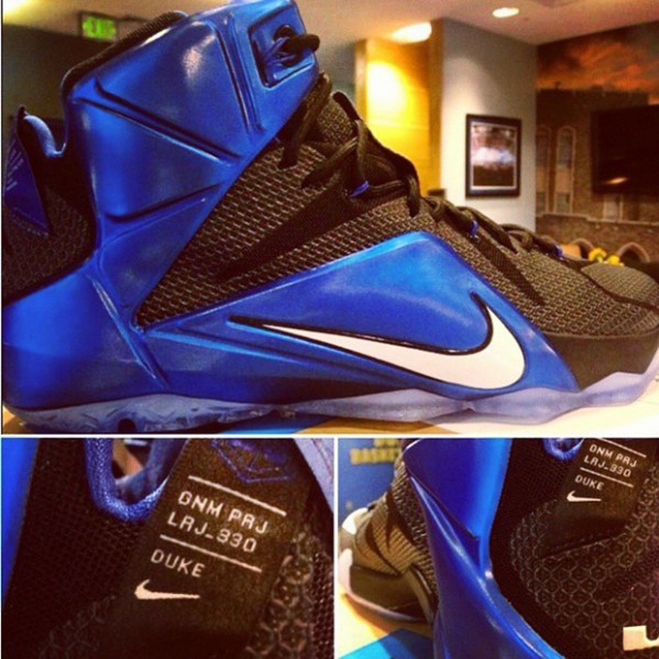 Nike LeBron 12 "Duke" PE - SneakerNews.com