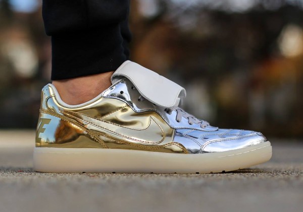 Nike Sportswear Combines Liquid Metal Gold and Silver Onto One Sneaker ...