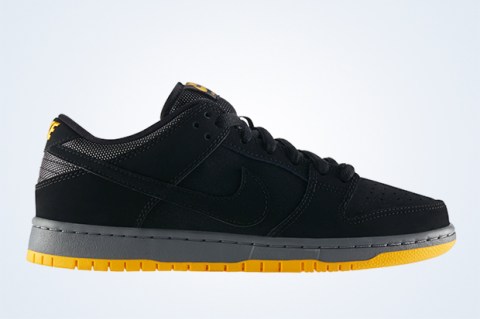 Nike SB Dunk Low - Black - University Gold - SneakerNews.com