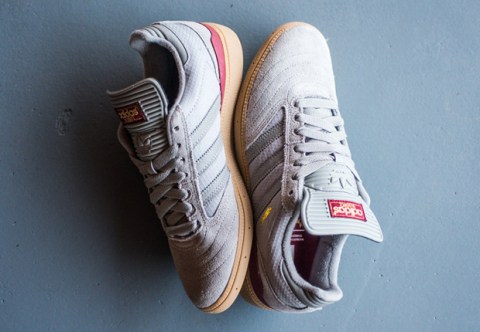 adidas Buzenitz - Grey Suede - Red - Gum - SneakerNews.com