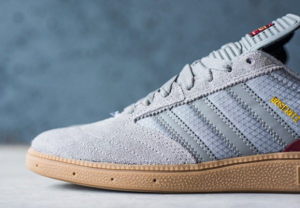adidas Buzenitz - Grey Suede - Red - Gum - SneakerNews.com