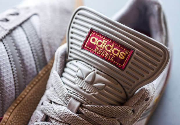 adidas Buzenitz - Grey Suede - Red - Gum - SneakerNews.com