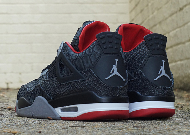 Air Jordan 4 "Suede Python" by JBF Customs - SneakerNews.com