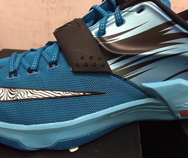 Nike KD 7 - Light Blue Lacquer - Clearwater - Total Orange - White ...