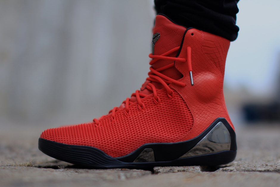 Nike Kobe 9 EXT KRM "Challenge Red" - On-Feet Images - SneakerNews.com
