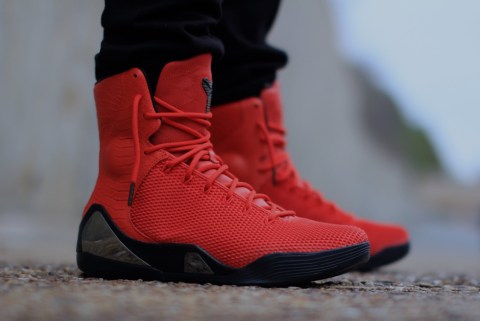 Nike Kobe 9 EXT KRM "Challenge Red" - On-Feet Images - SneakerNews.com