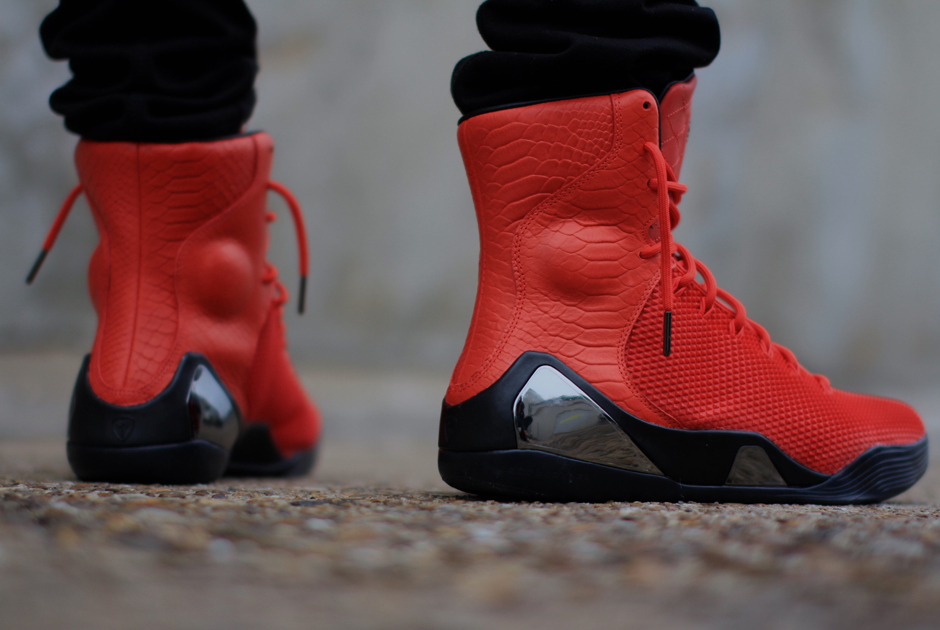 Nike Kobe 9 EXT KRM "Challenge Red" - On-Feet Images - SneakerNews.com