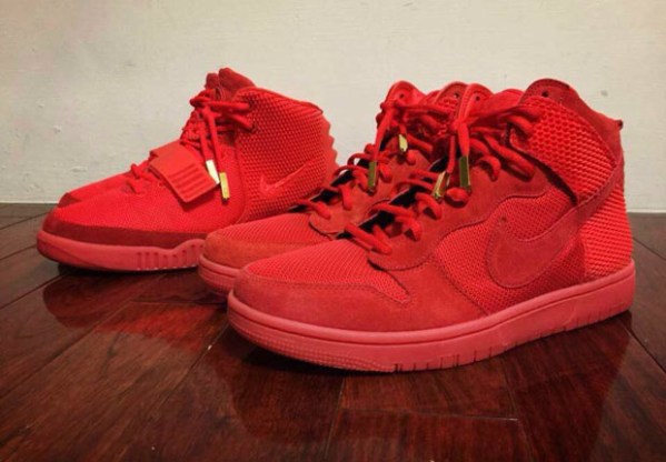 Nike Dunk High "Red October Yeezy 2" | SneakerNews.com