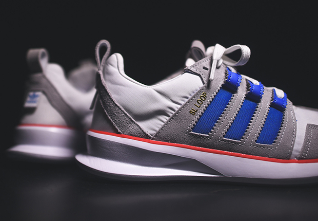 adidas SL Loop Runner - White - Bluebird - Red - SneakerNews.com