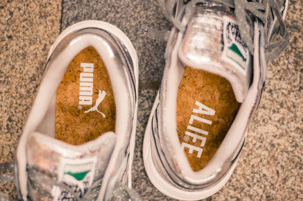 ALIFE x Puma R698 "Metallic Silver" - SneakerNews.com