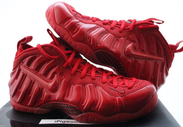 Nike Makes All-Red Foamposite Release Date Official - SneakerNews.com