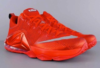 Nike LeBron 12 Low - University Red - Reflect Silver - Gym Red ...